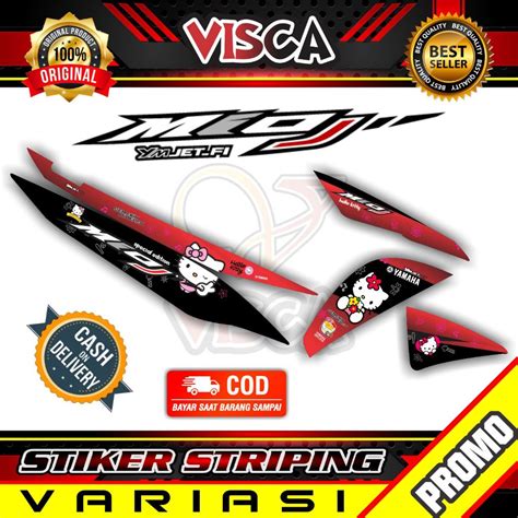 Jual Striping Mio J Desain Hello Kitty Series Shopee Indonesia