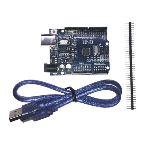 Arduino Uno R3 附usb傳輸線及排針 蝦皮購物