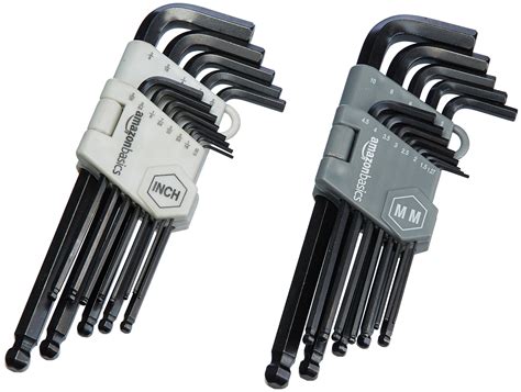 Amazonbasics Hex Key Allen Wrench Set With Ball End Set Of 26 Buy Online In Colombia At