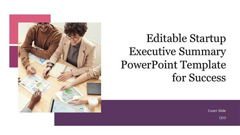 Editable Startup Executive Summary Powerpoint Template For Success Ppt H