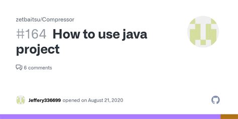 How To Use Java Project Issue 164 Zetbaitsu Compressor GitHub