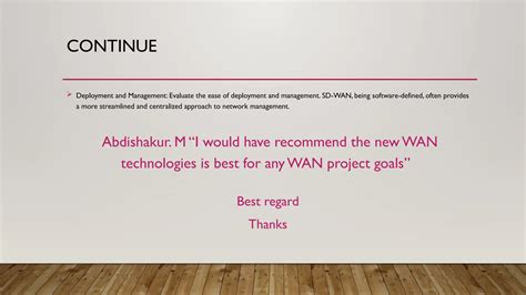 Comaprison Of Newer Wan Technology And Traditional Wan Technologies Pptx