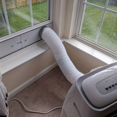 Телескопична изпускателна тръба за преносим климатик Издръжлива стоманена тел и гофриран