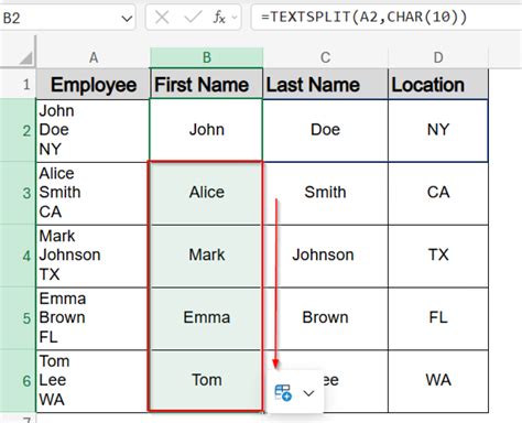 How To Convert Text To Columns With Line Break In Excel Excel Insider