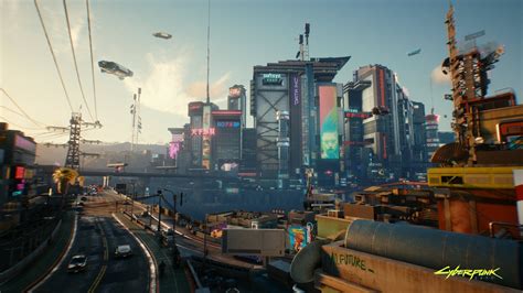 Cyberpunk 2077 World Map Night City Overview Districts And