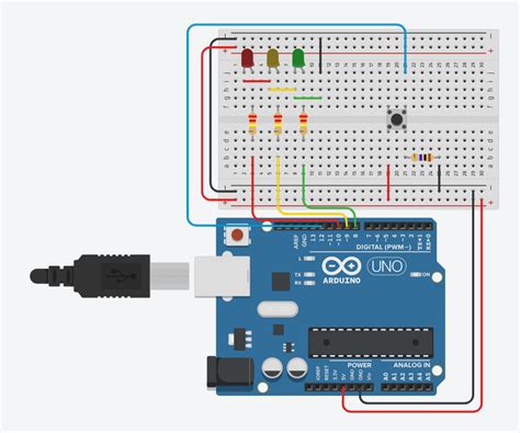 how to make a working traffic light with an auduino board 5 steps instructables