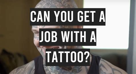 Can You Get A Job With A Tattoo Tattooprofy