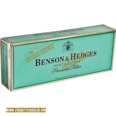 Benson And Hedges Menthol 100s Soft Pack Free Fast Shipping