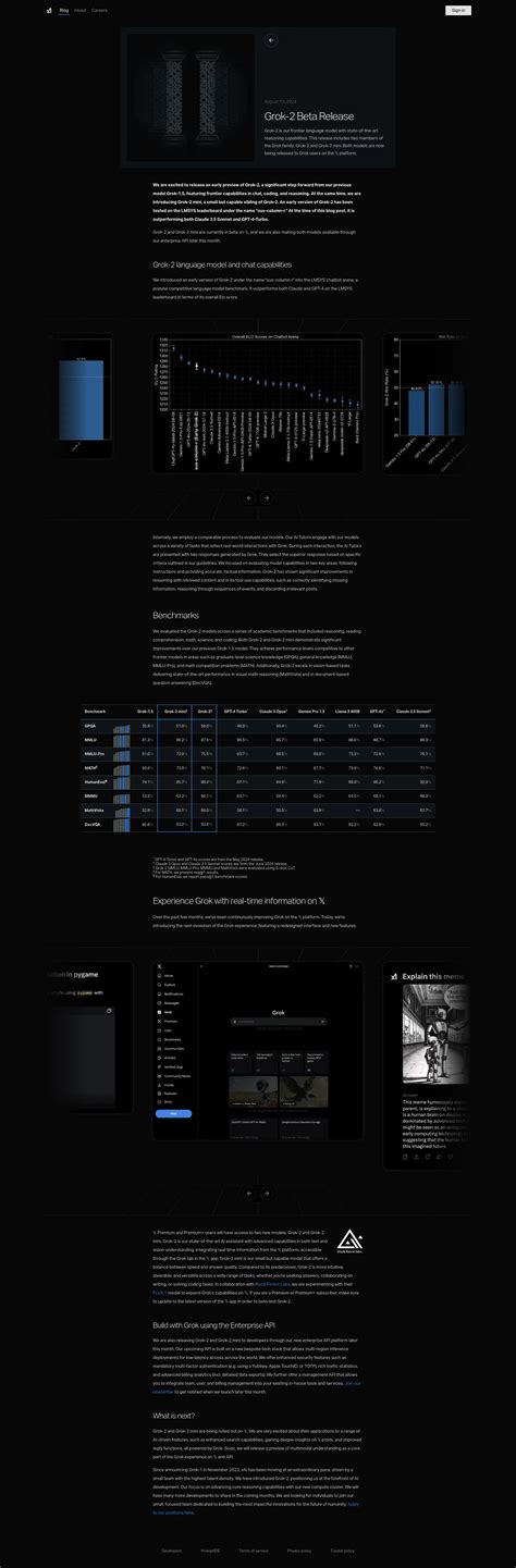 Grok 2 And Grok 2 Mini Frontier Llm With Advanced Reasoning