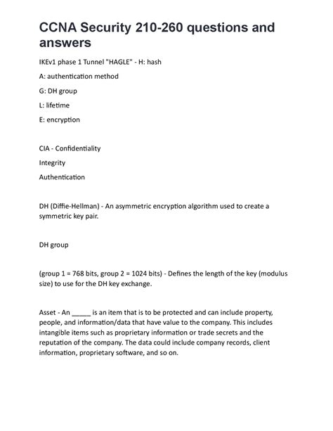 Ccna Security 210 260 Questions And Answers On Network Security Concepts Exams Cybercrime