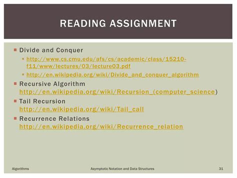 Asymptotic Notation And Data Structures Pptx Web Development Internet