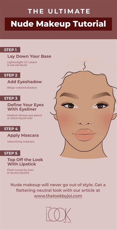 The Ultimate Nude Makeup Tutorial In Nude Makeup Makeup Tutorial How To Apply Mascara