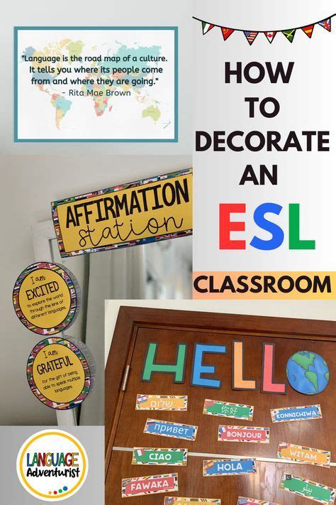 How To Decorate An Esl Classroom Language Adventurist Esl Classroom