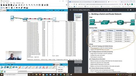 Lab Building A Switch And Router Network Network Essentials Youtube