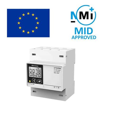 Digital Ac Meter Three Phase Din Rail Energy Meter Mid Certified Energy Meter And Power