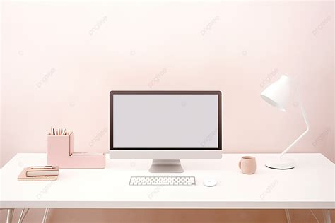 테이블 위의 흰색 데스크탑 가구 거실 메모 배경 일러스트 및 사진 무료 다운로드 Pngtree