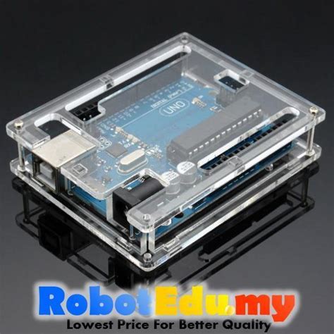 Arduino Uno R3 Acrylic Transparent Cover Casing Box Enclosure Lazada