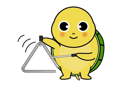 トライアングルのフリーイラスト 楽器の無料素材 チコデザ