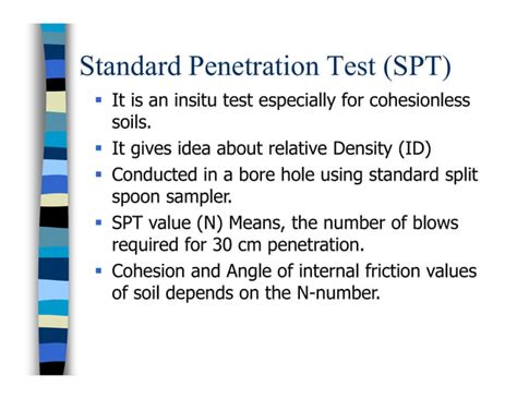 Spt Field Test Pdf Geology Science