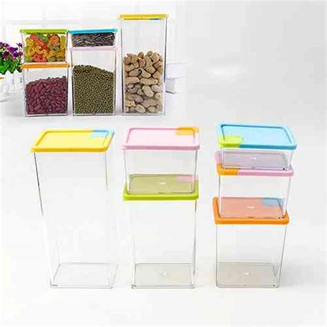 Stackable And Space Savvy Pocket Block Container Set Of 6 Pcs Ido Lk