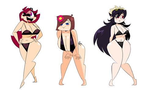 Rule 34 2023 3girls Absurd Res Big Ass Big Breasts Bikini Filia Skullgirls Jenny Belle