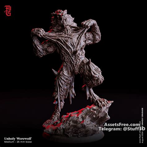 Enemy Unholy Werewolf Free High Quality Models