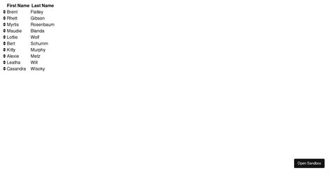 React Sortable Hoc Table Codesandbox