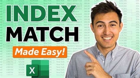 The Ultimate Index Match Tutorial 5 Real World Examples Youtube
