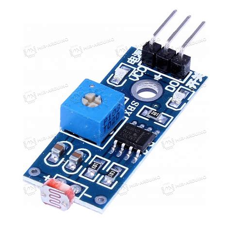 Купить датчик света аналоговый Ардуино в Москве цена 211 рублей в Mir