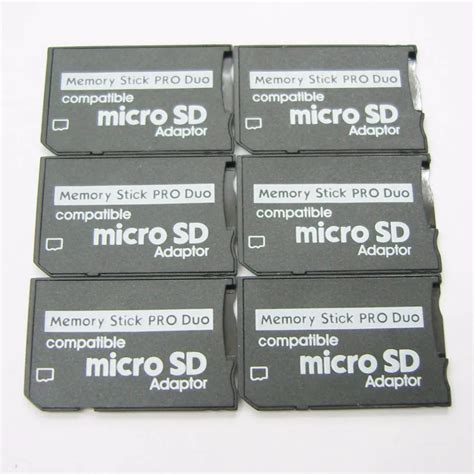 30pcs Memory Card Adapter Micro SD To Memory Stick Pro Duo Adapter For PSP Sopport Class10 Micro