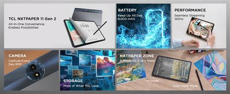 Tcl Nxtpaper 11 Gen 2 Android Tablet 11 Drawing Pad