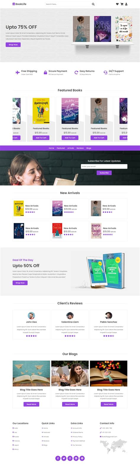Github Luisron Online Book Store Front End Development Of An Online Book Store Using