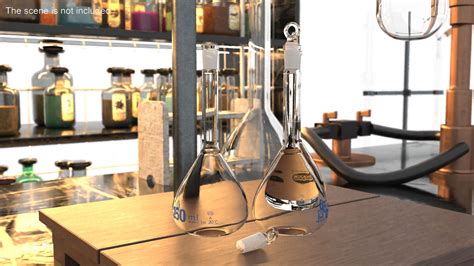 Lab Volumetric Flask 250ml Empty 3d Model 14 3ds Blend C4d Fbx