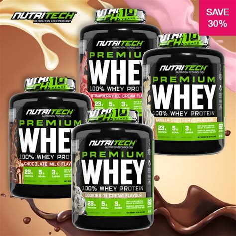 30 Off On Nutritech 2kg Premium Whey Protein Onedayonly