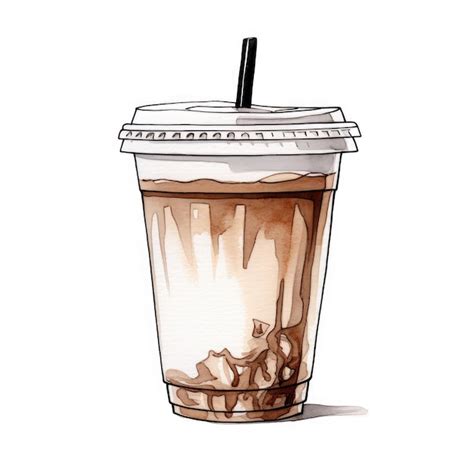 Iced Latte Drawing Images Free Download On Freepik