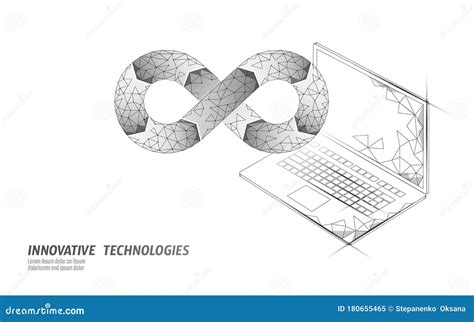 Development Operations And Life Cycle Devops Icon Vector Illustration