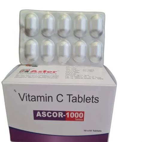 Vitamin C 1000 Mg 10 Tablets At ₹ 100stripe Vitamin C Tablets