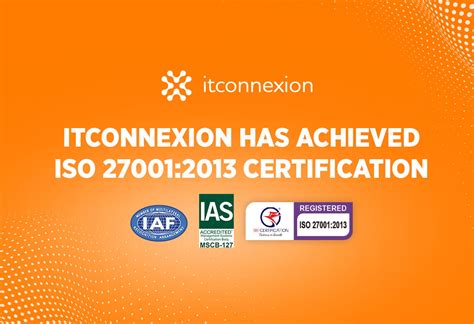Itconnexion Iso 27001 2013 Certification