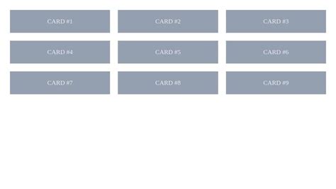 Expanding Card Grid With Flexbox