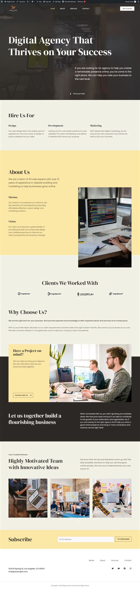 Neaz Morshed On Linkedin Elementorpro Landingpage Digitalagency Responsivewebdesign Wordpress