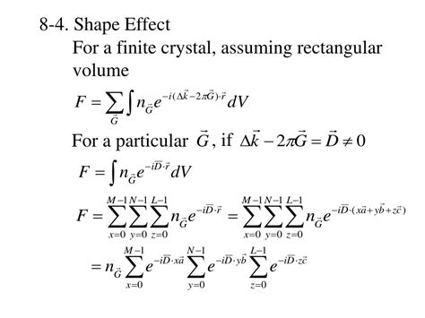 Ppt Viii Kinematical Theory Of Diffraction Powerpoint Presentation