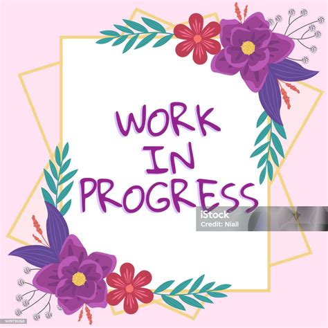 진행 중인 작업을 표시하는 텍스트 캡션입니다 사업 개요 작업 여전히 프로젝트 비즈니스 전략 개발 완료되고 있습니다 나뭇잎과 꽃