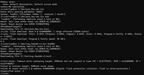Cannot Program Fmu Board Using Swd J Link Cannot Unlock Device Nxp
