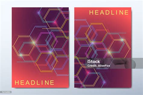 안내 책자 커버 플라이어 연례 보고서 전단지에 대 한 최소한의 벡터 템플릿 분자 구조와 최소한의 추상적인 구성입니다 미래 기하학적 템플릿입니다 의료 과학 배경 0명에 대한