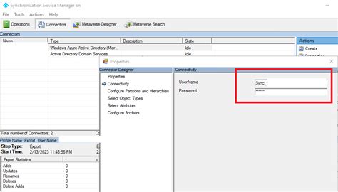 how to check which account is used for ad connect to synchronize objects microsoft qanda