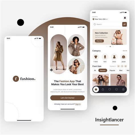 E Commerce Mobile App Clothing Store App Figma Insightlancer App Ui Design Ui Ux App Artofit