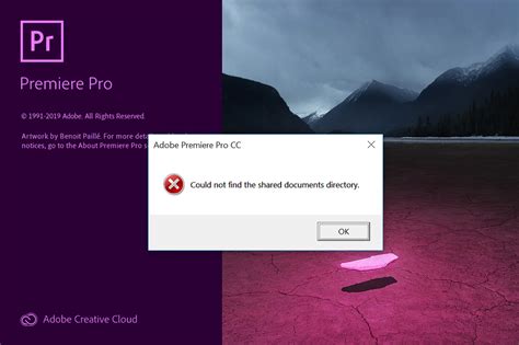 premiere pro version 13 1 1 crashes on launch when controlled folder