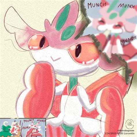 753 Fomantis Pokedex Art Challenge Drawing All Pokemon In Pokedex