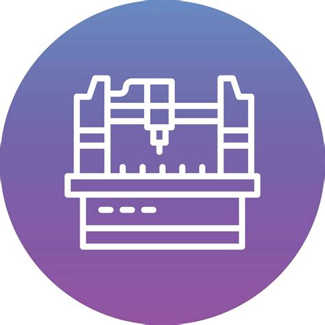 Cnc Machine Vector Icon 36451789 Vector Art At Vecteezy