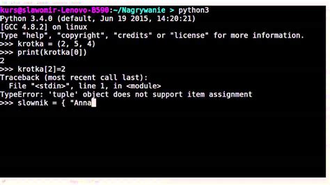 Podstawy Pythona 07 Listy Rozszerzenie Youtube